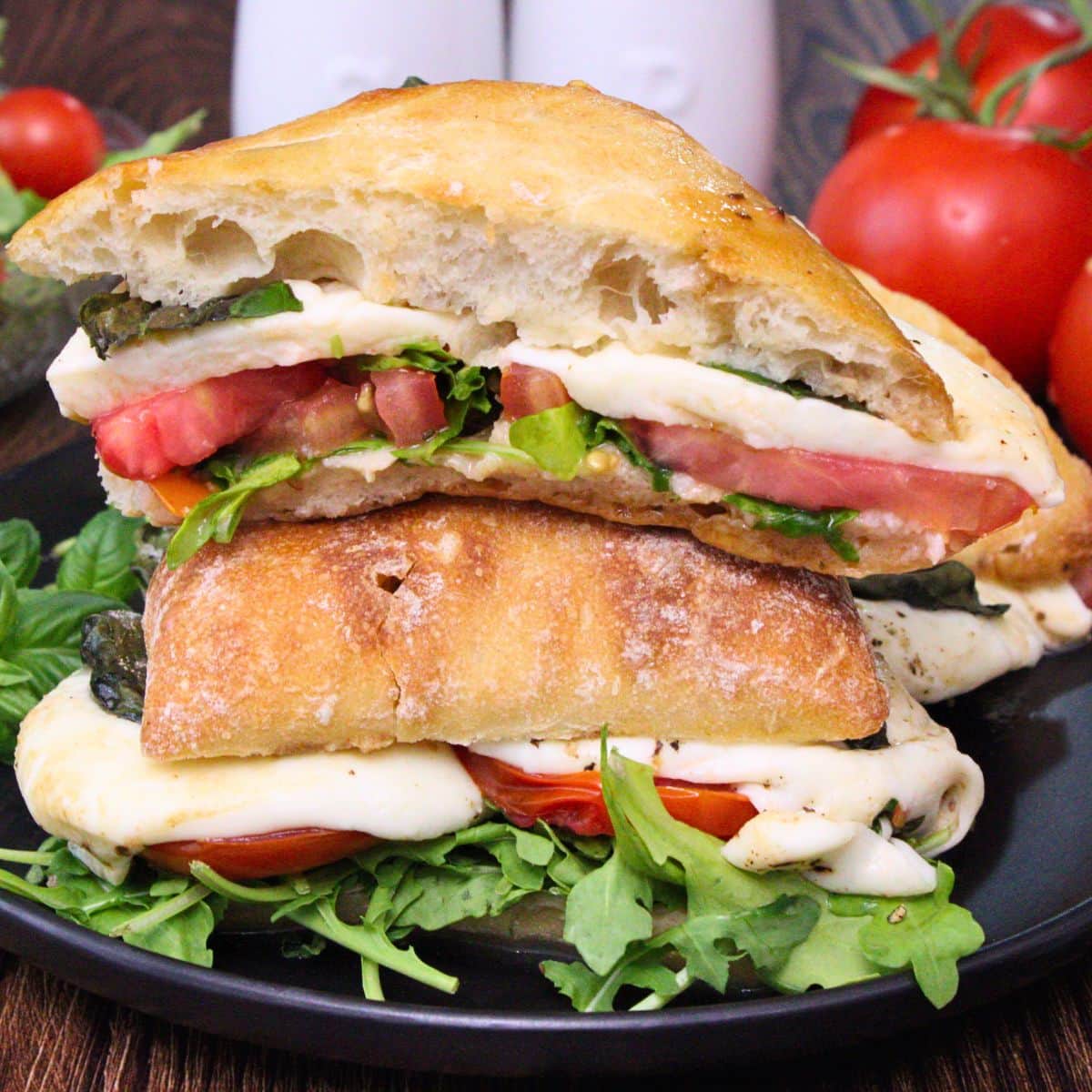 Air Fryer Caprese Sandwich: Easy Panera Copycat Recipe! - Dinners Done ...