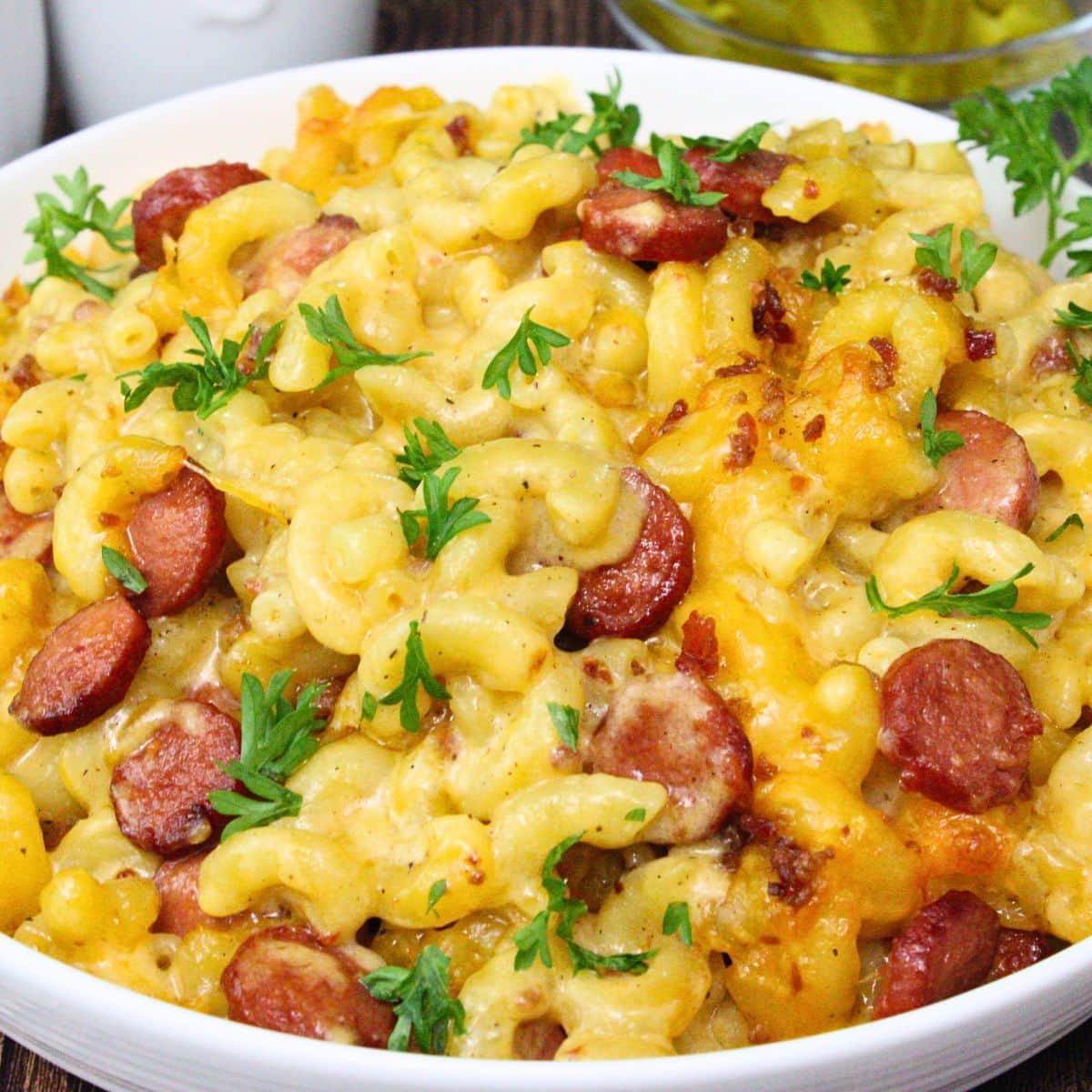 Hot Dog Mac and Cheese: Easy Air Fryer Comfort Food! - Dinners Done Quick