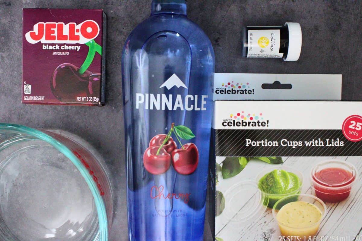 Black Jello Shots With Vodka: Spooky Halloween Treat! - Dinners Done Quick