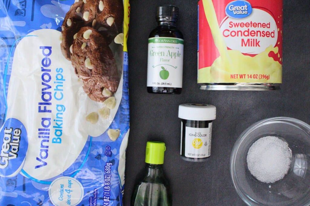 Poison Apple Fudge: No Bake Spooky Halloween Treat! - Dinners Done Quick