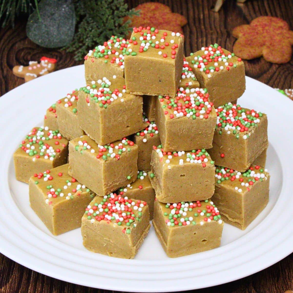 Gingerbread Fudge: Perfect No Bake Holiday Treat! - Dinners Done Quick
