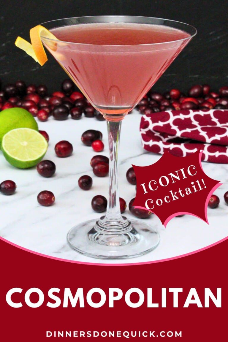 The Perfect Cosmopolitan Cocktail: Cranberry Vodka Drink! - Dinners ...