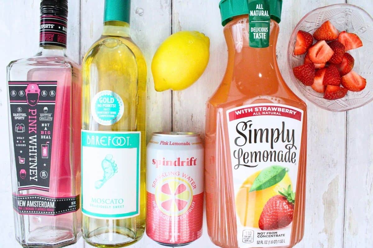 Giggle Juice: Pink Lemonade Sangria With Pink Whitney! - Dinners Done Quick