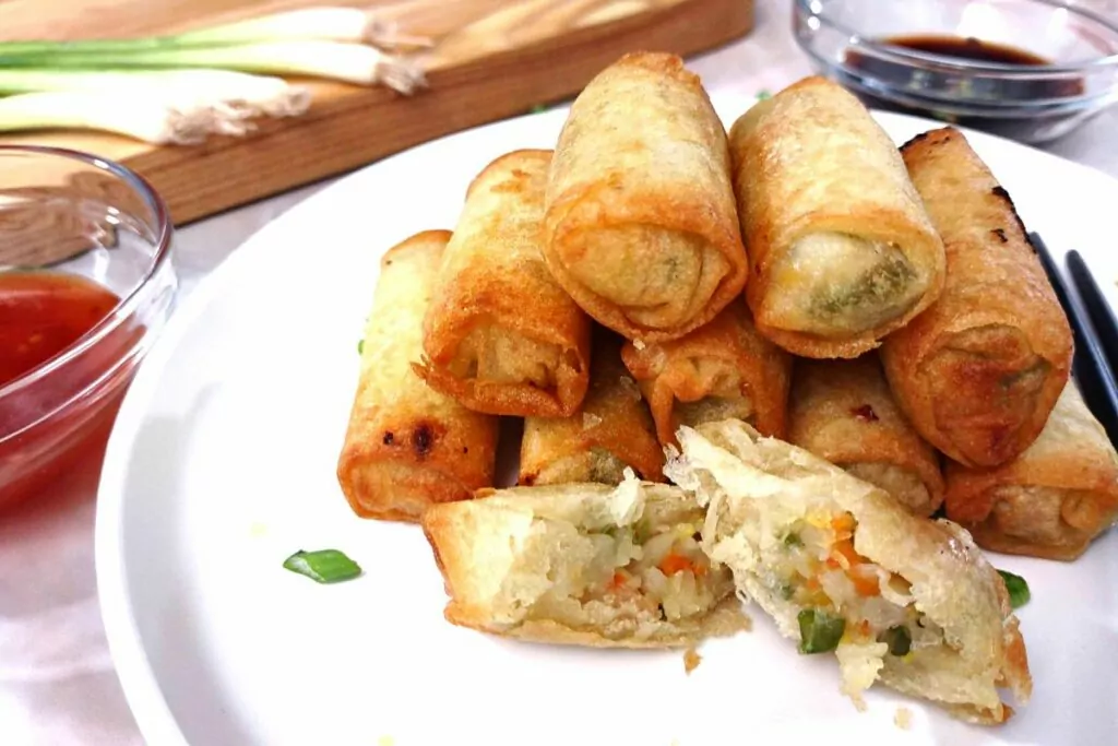 Air Fryer Frozen Spring Rolls: Crispy App or Side! - Dinners Done Quick