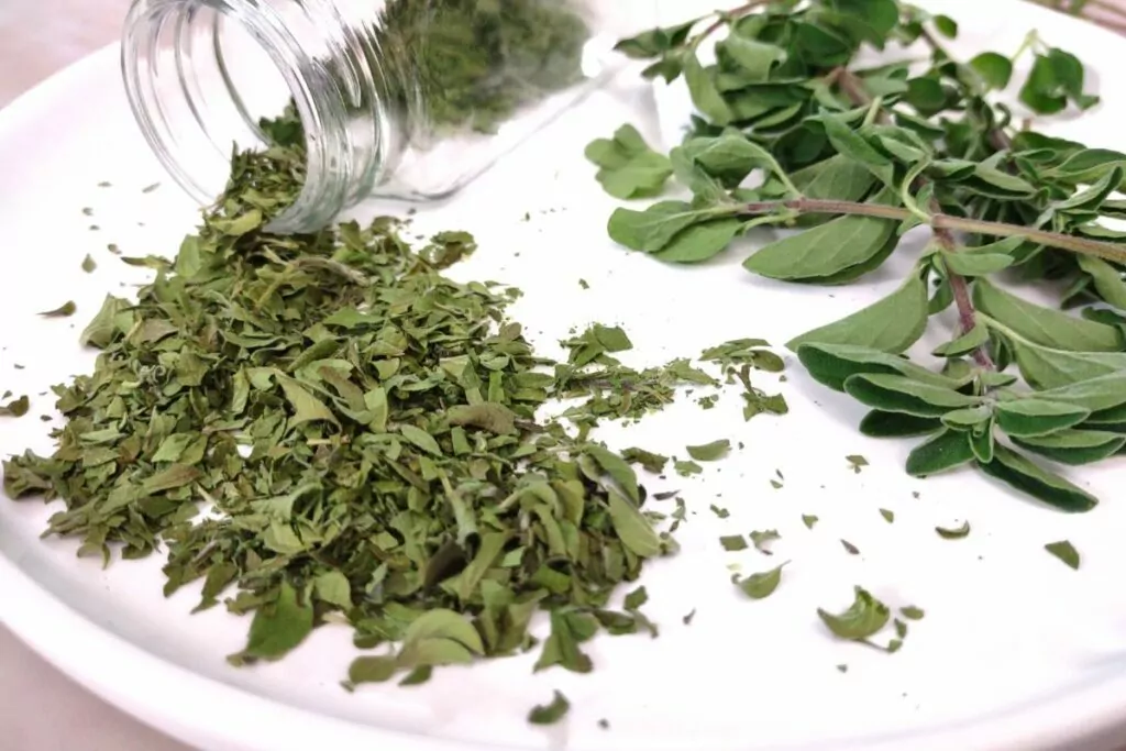 How to Dry Oregano in the Air Fryer: Herb Dehydration! - Dinners Done Quick