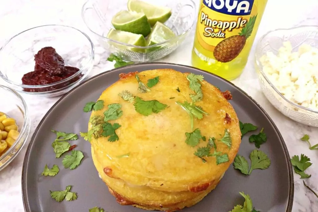 Trader Joe's Arepas in the Air Fryer (Corn and Cheese) - Dinners Done Quick