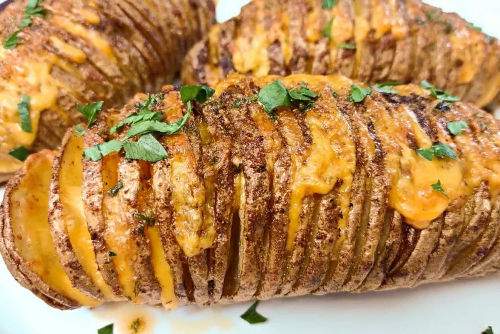 Air Fryer Hasselback Potatoes With Cheese: Ultimate Comfort Food ...