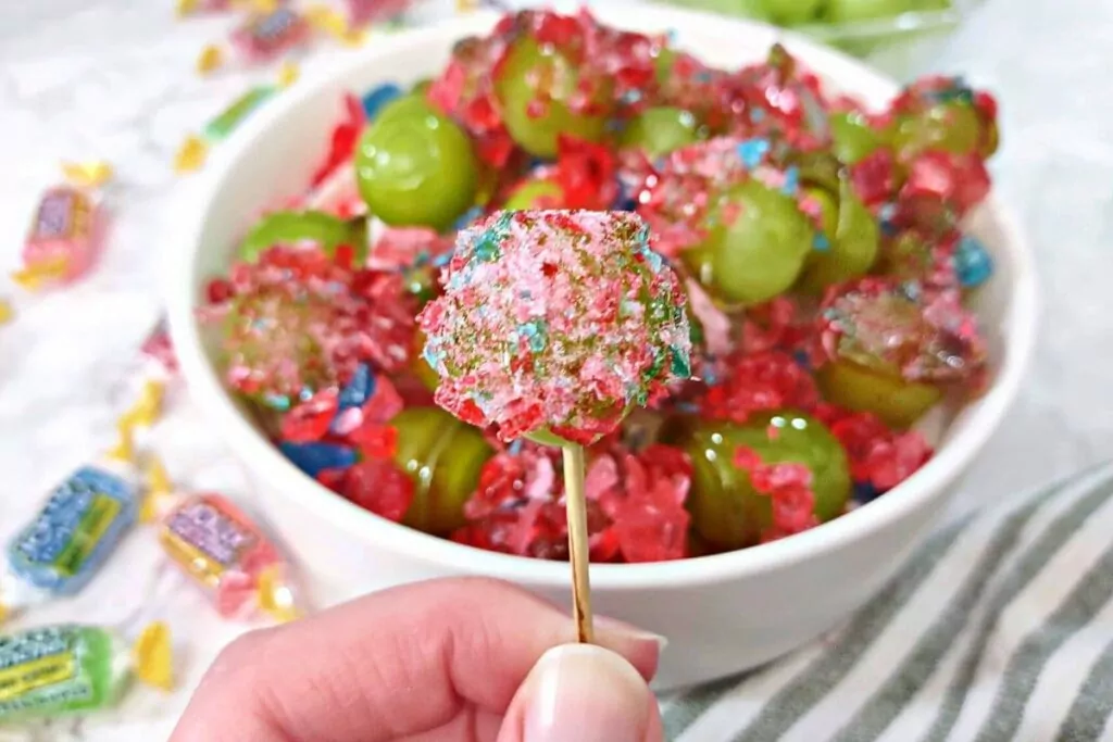 How to Make Jolly Rancher Grapes with Microwave Magic - Dinners Done Quick