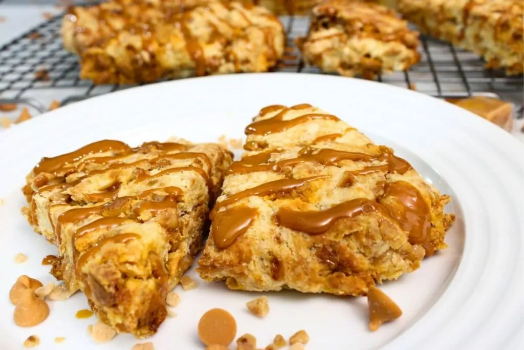 Caramel Toffee Scones (Air Fryer or Oven): Bakery at Home - Dinners ...