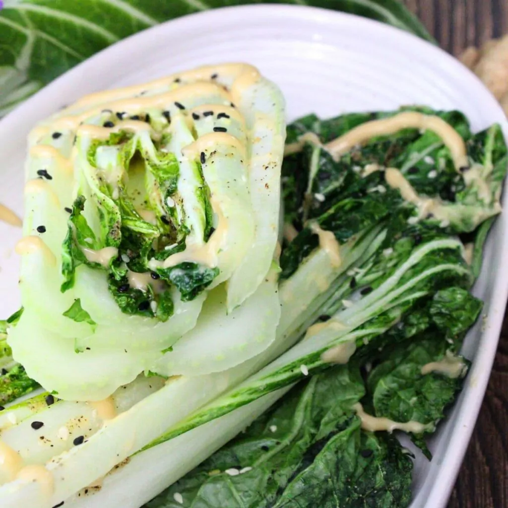 Easy Air Fryer Bok Choy With Sesame, Ginger, and Garlic - Dinners Done ...