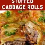 Air Fryer Cabbage Rolls Stuffed With Sausage and Rice - Dinners Done Quick