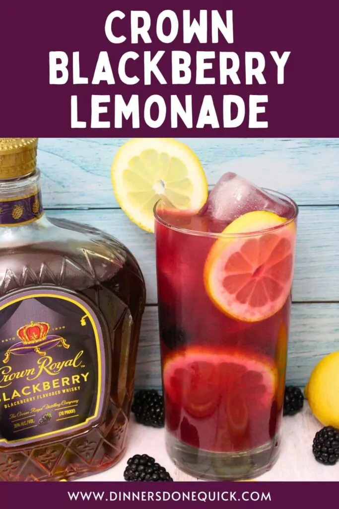 Crown Blackberry Lemonade Recipe: 2 Ingredient Cocktail - Dinners Done ...