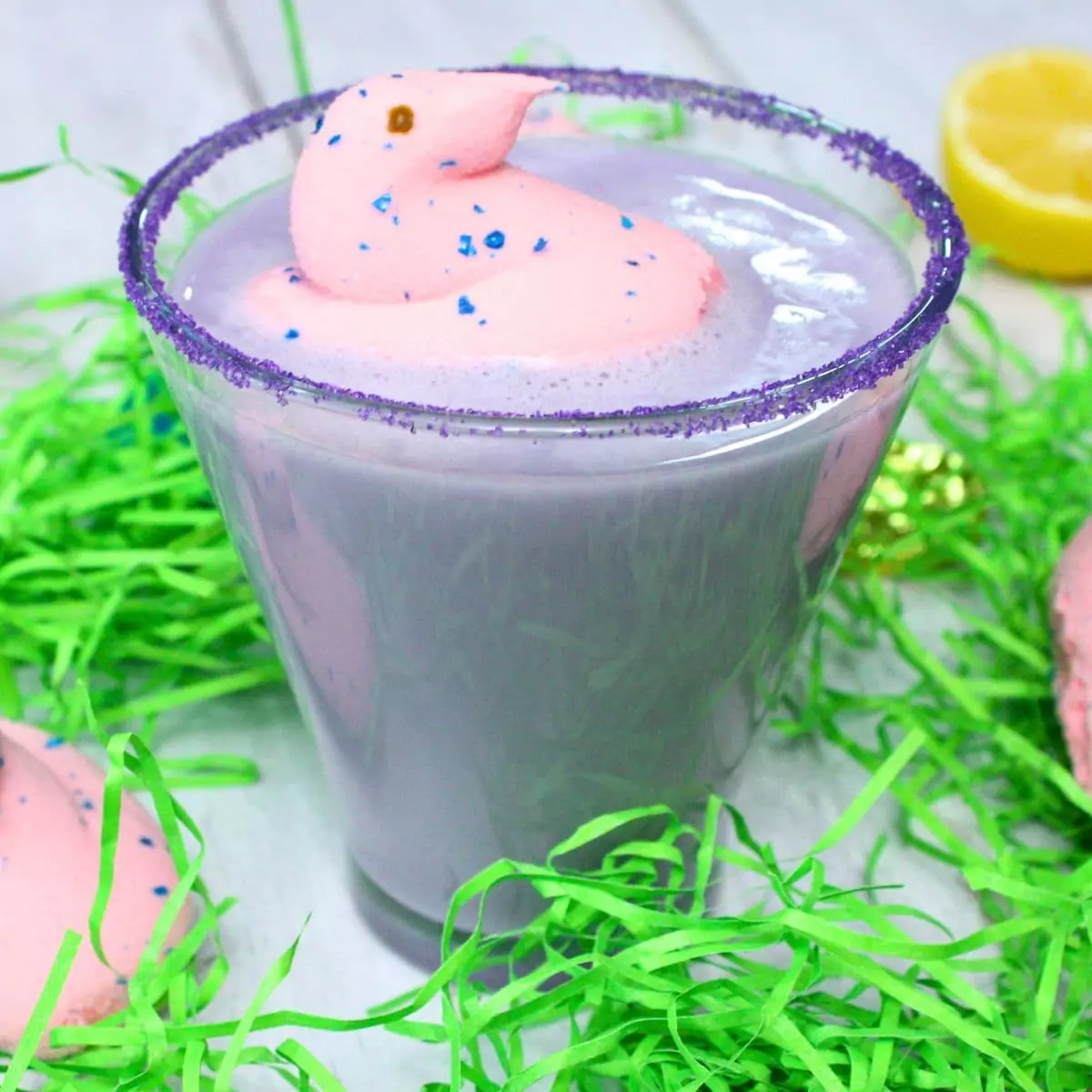 Drunk Bunny Cocktail: Easy 2 Ingredient Easter Drink! - Dinners Done Quick