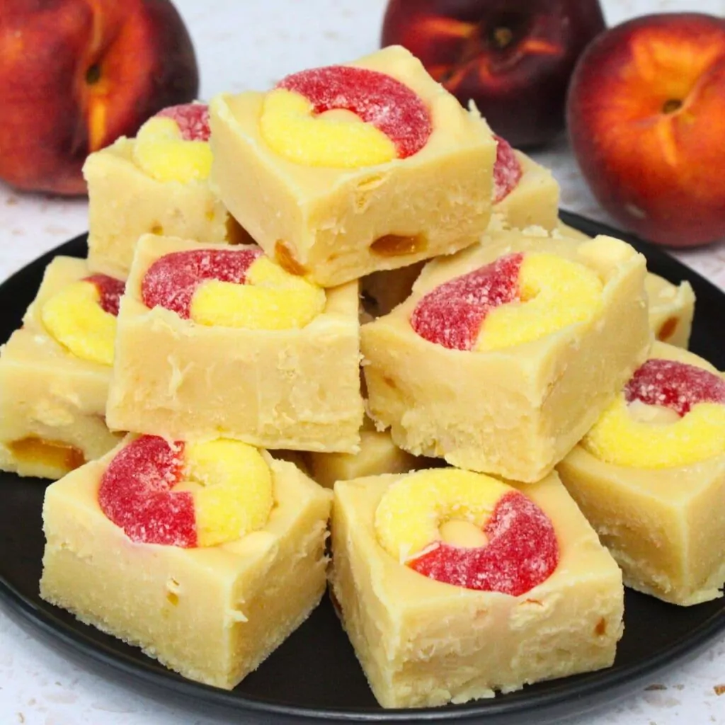 Peach Fudge: Easy 4 Ingredient Microwave Recipe - Dinners Done Quick
