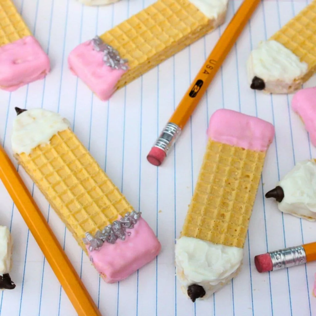 Pencil Wafer Cookies: Fun Back to School Recipe! - Dinners Done Quick