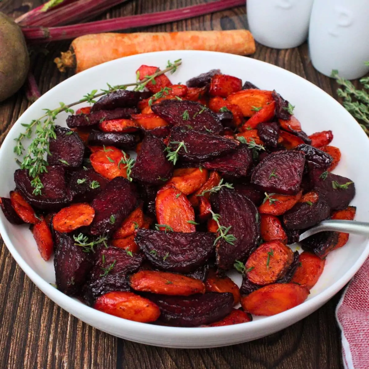 Simple Air Fryer Whole Roasted Beets in Foil - Dinners Done Quick