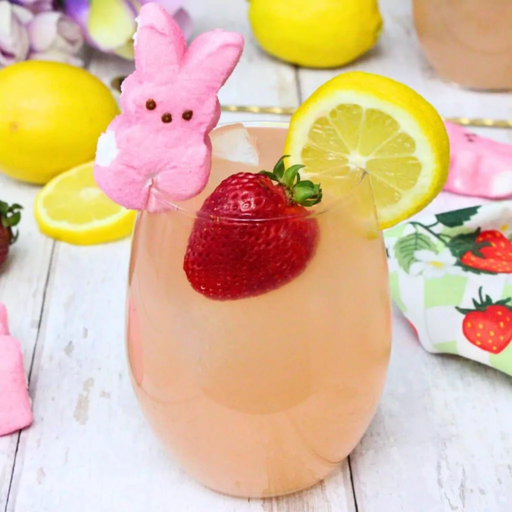 Drunk Bunny Cocktail: Easy 2 Ingredient Easter Drink! - Dinners Done Quick