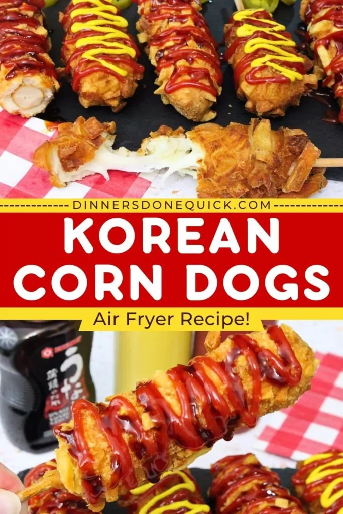 Frozen Korean Corn Dogs in the Air Fryer: Crispy Meal! - Dinners Done Quick