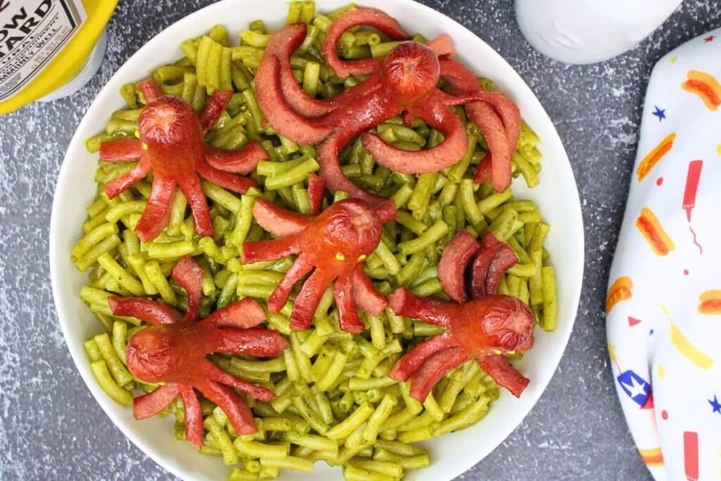 Octopus Hot Dogs: Air Fryer Kid Friendly Recipe! - Dinners Done Quick