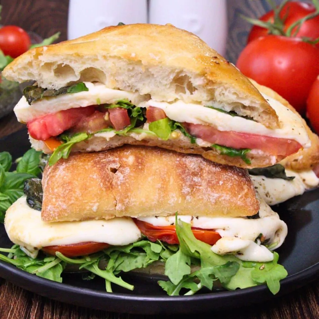 Air Fryer Caprese Sandwich: Easy Panera Copycat Recipe! - Dinners Done ...